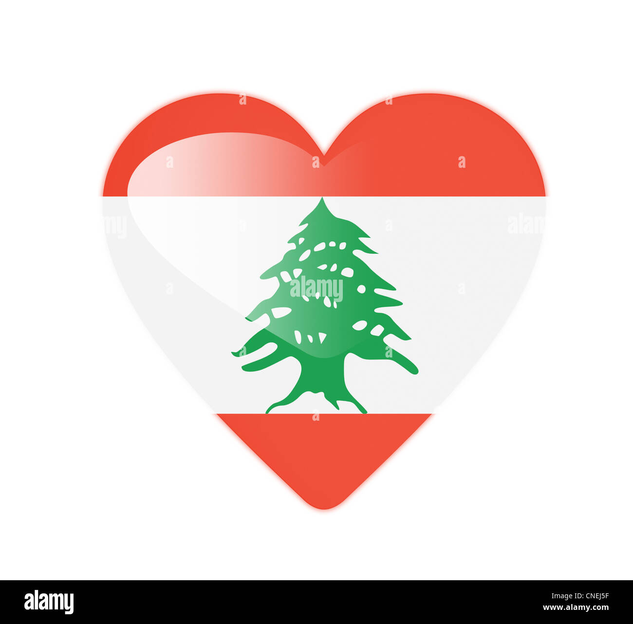 Love lebanon symbol 3d Cut Out Stock Images & Pictures - Alamy