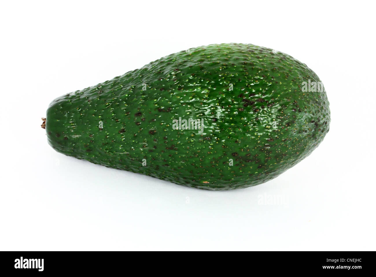 Single avocado fruit isolated on white background Stock Photo - Alamy