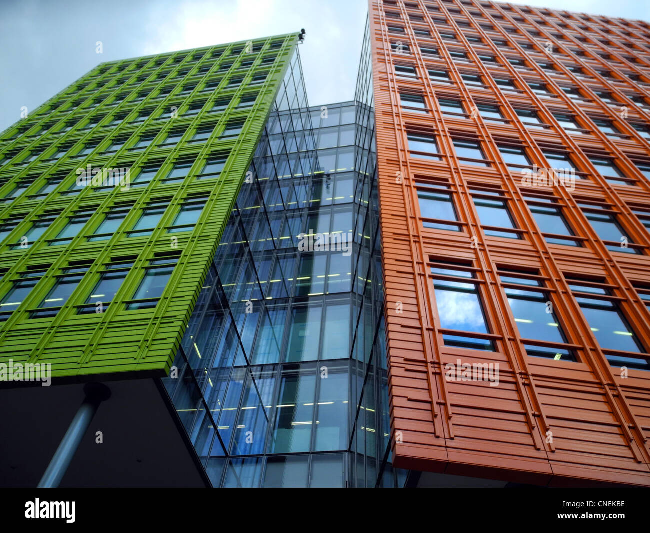 Orange and green buildings hi-res stock photography and images - Alamy