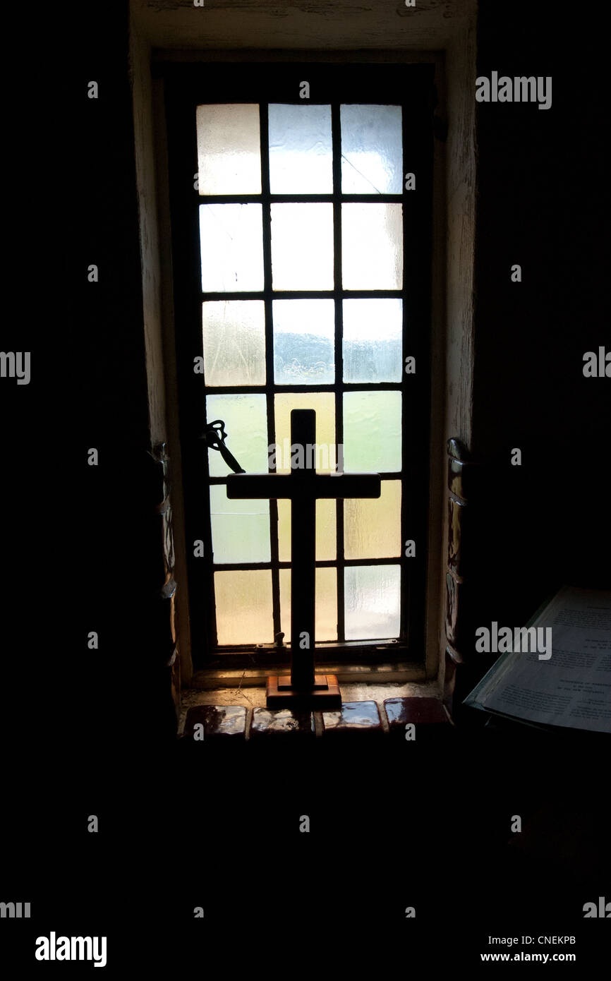 Building Church Cross God Jesus Religion Window Stock Photo - Alamy