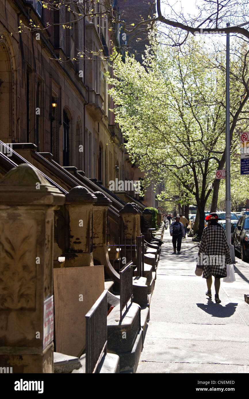 City Sidewalk Side View