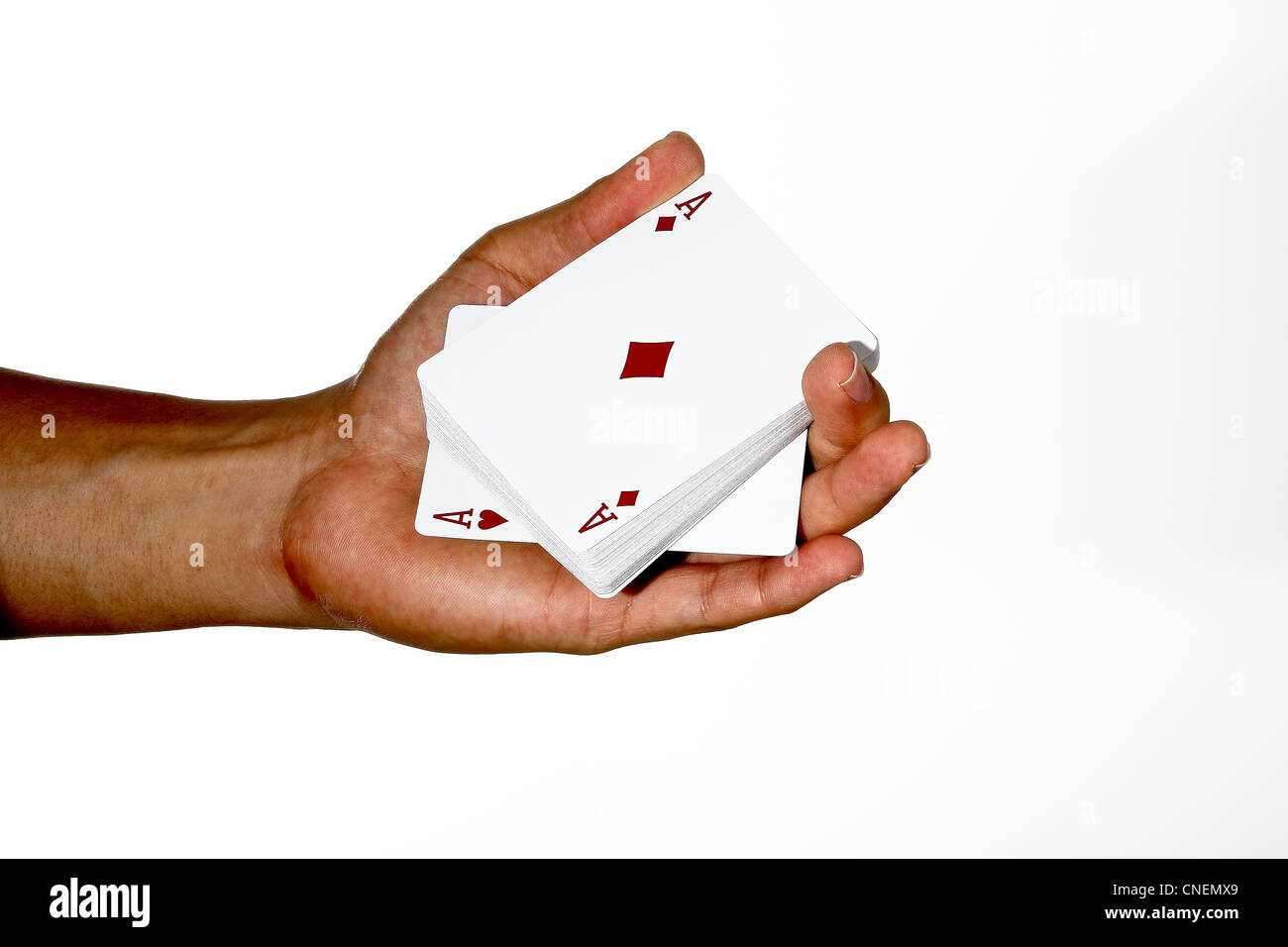 Jack spades card hand hi-res stock photography and images - Alamy