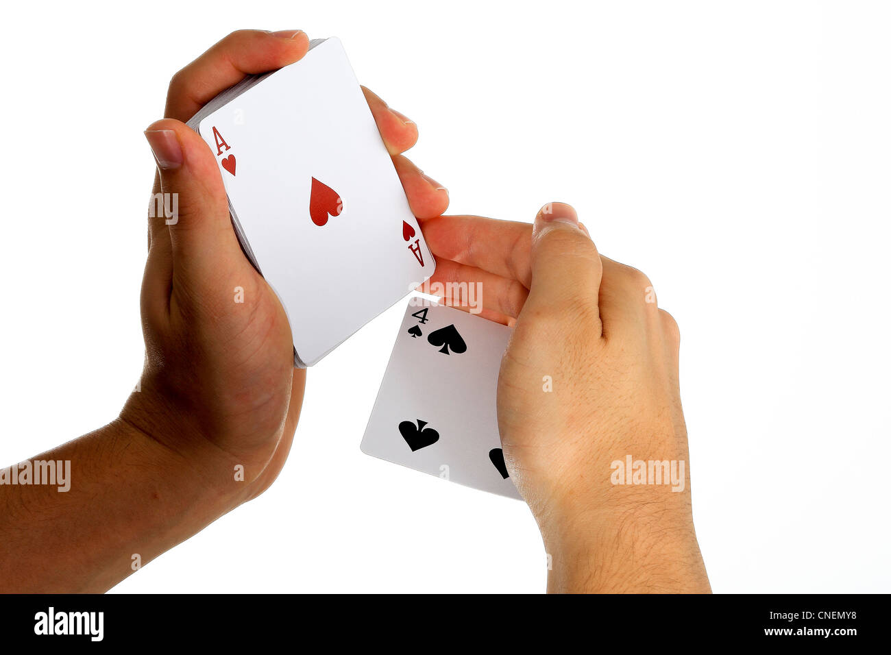 Hide cards hi-res stock photography and images - Alamy