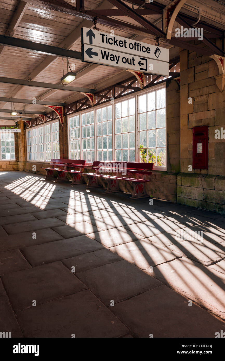 Early morning at a Commuter Station Stock Photo - Alamy