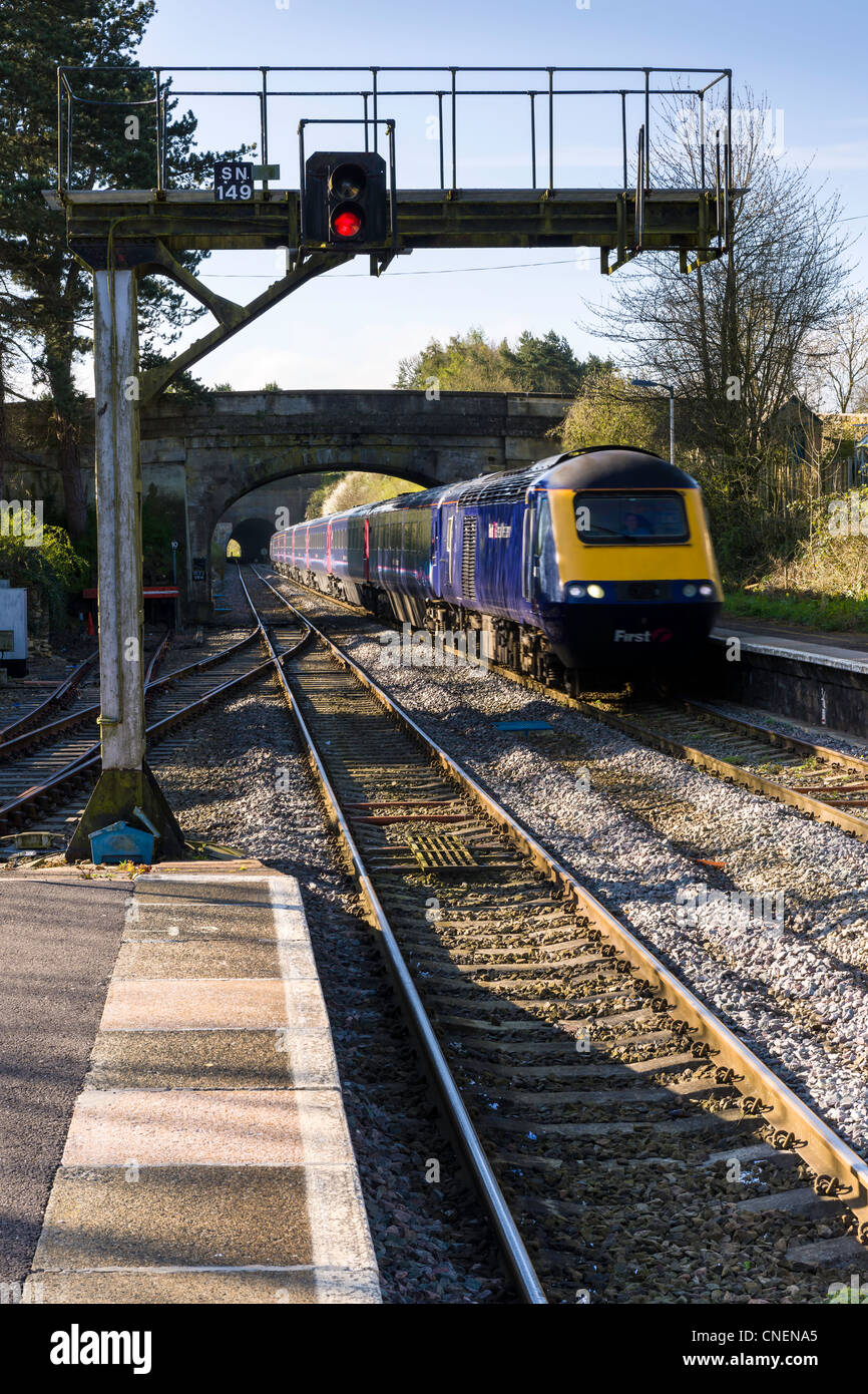 Early morning at a Commuter Station Stock Photo - Alamy