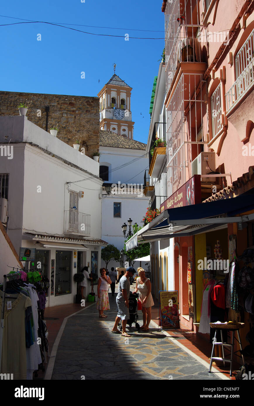 shopping in lod town Marbella number 3134 Stock Photo - Alamy