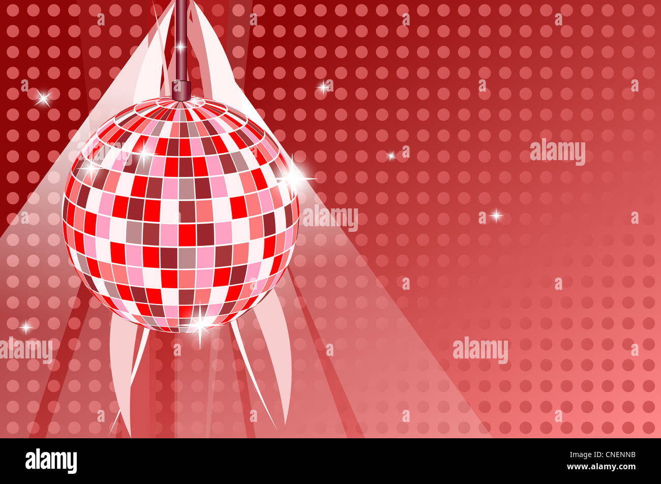 Abstract disco ball background Stock Photo - Alamy