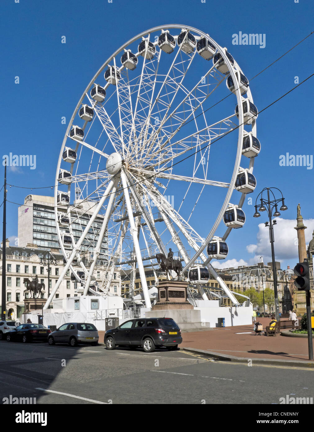 The Wheel of Glasgow in George Square Glasgow Scotland presented by ...