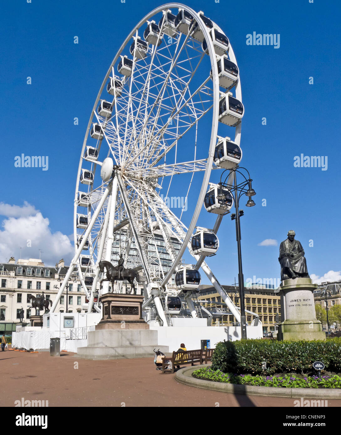 The Wheel of Glasgow in George Square Glasgow Scotland presented by ...