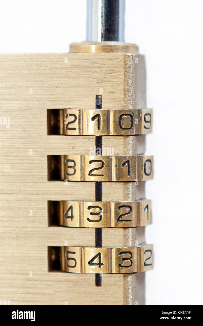 Number padlock hi-res stock photography and images - Alamy