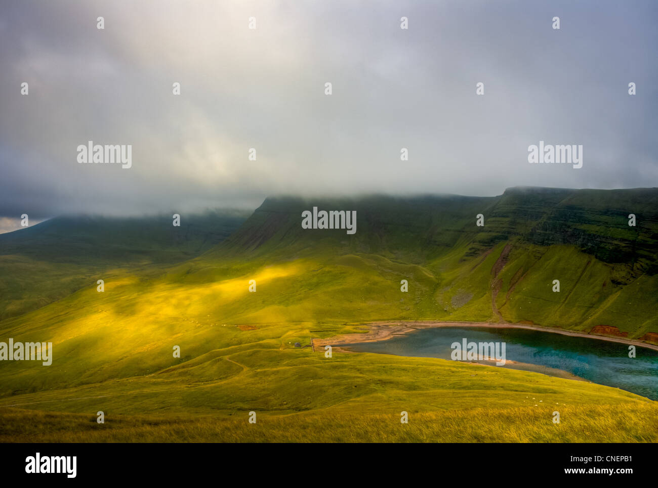 Breckon Beacon skies Stock Photo - Alamy