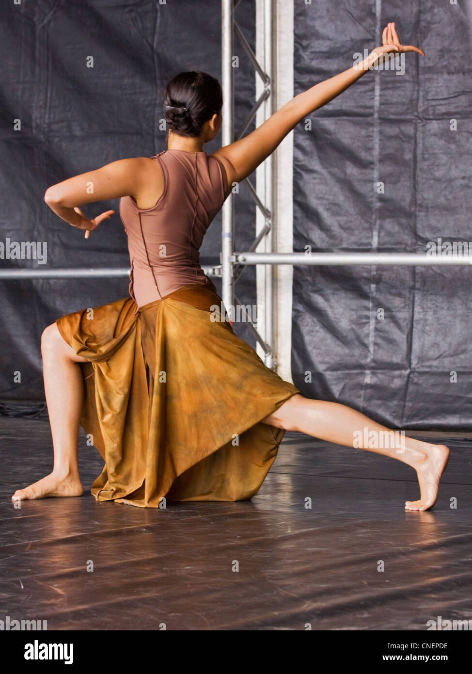 Indian ballet dancer performing dance hi-res stock photography and ...