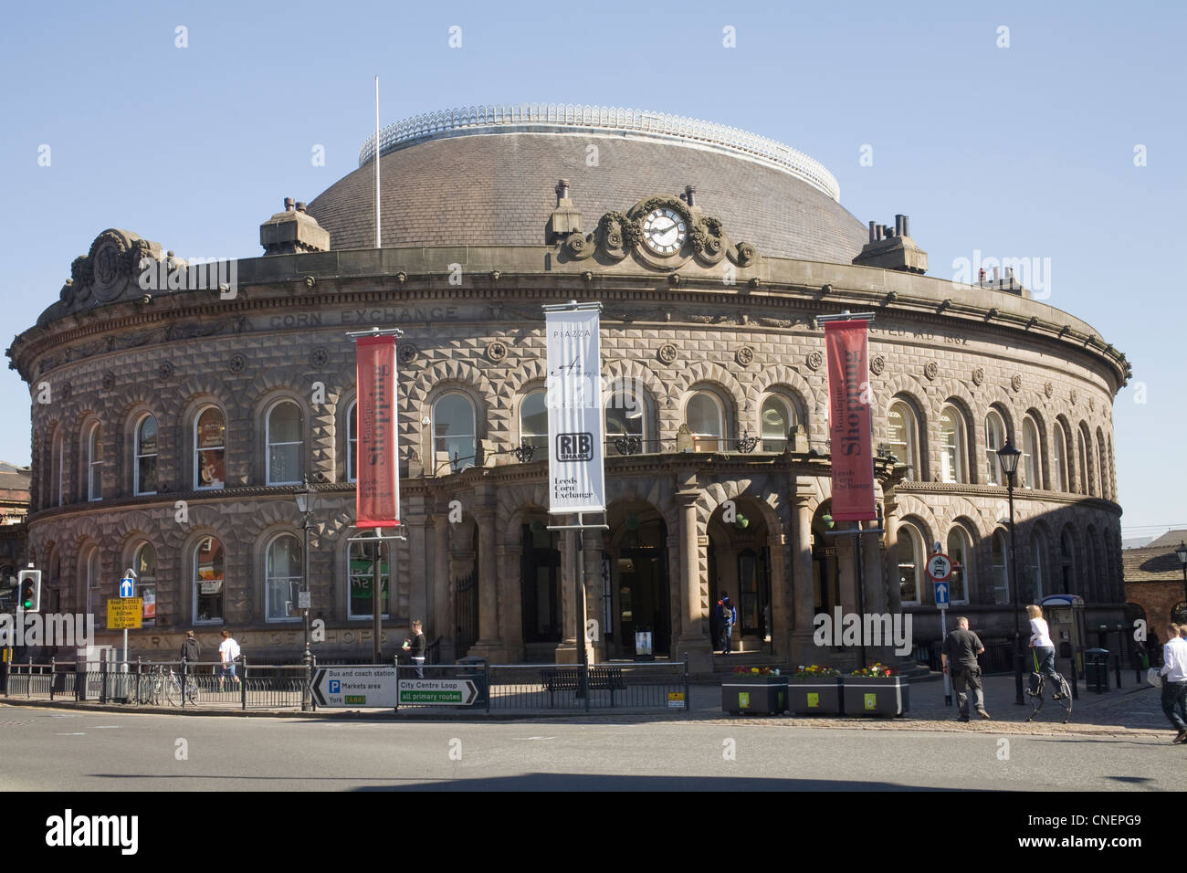 Leeds West Yorkshire Impressive Corn Exchange building erected 1862 ...