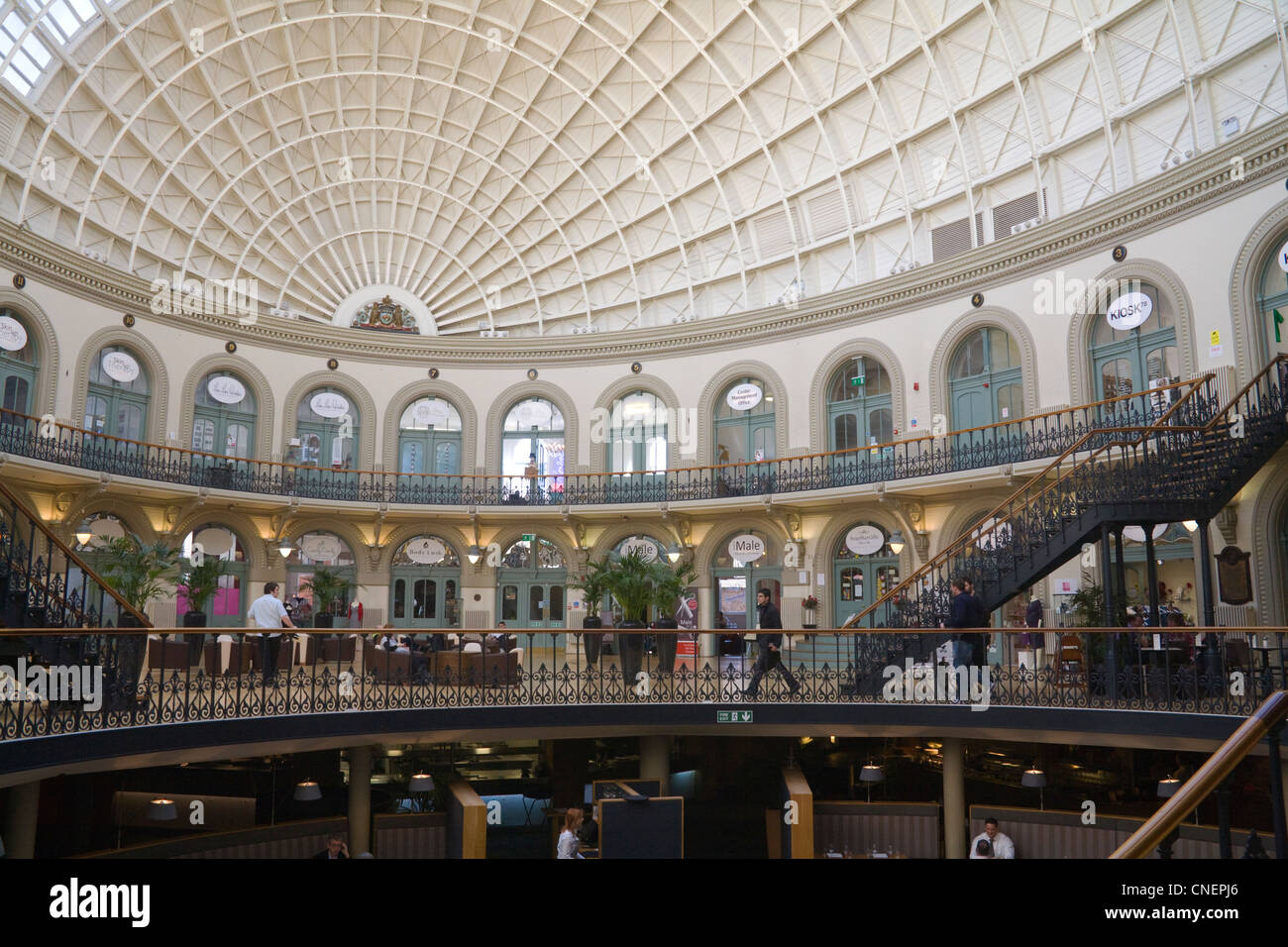 Leeds West Yorkshire England UK Impressive domed interior of Corn ...