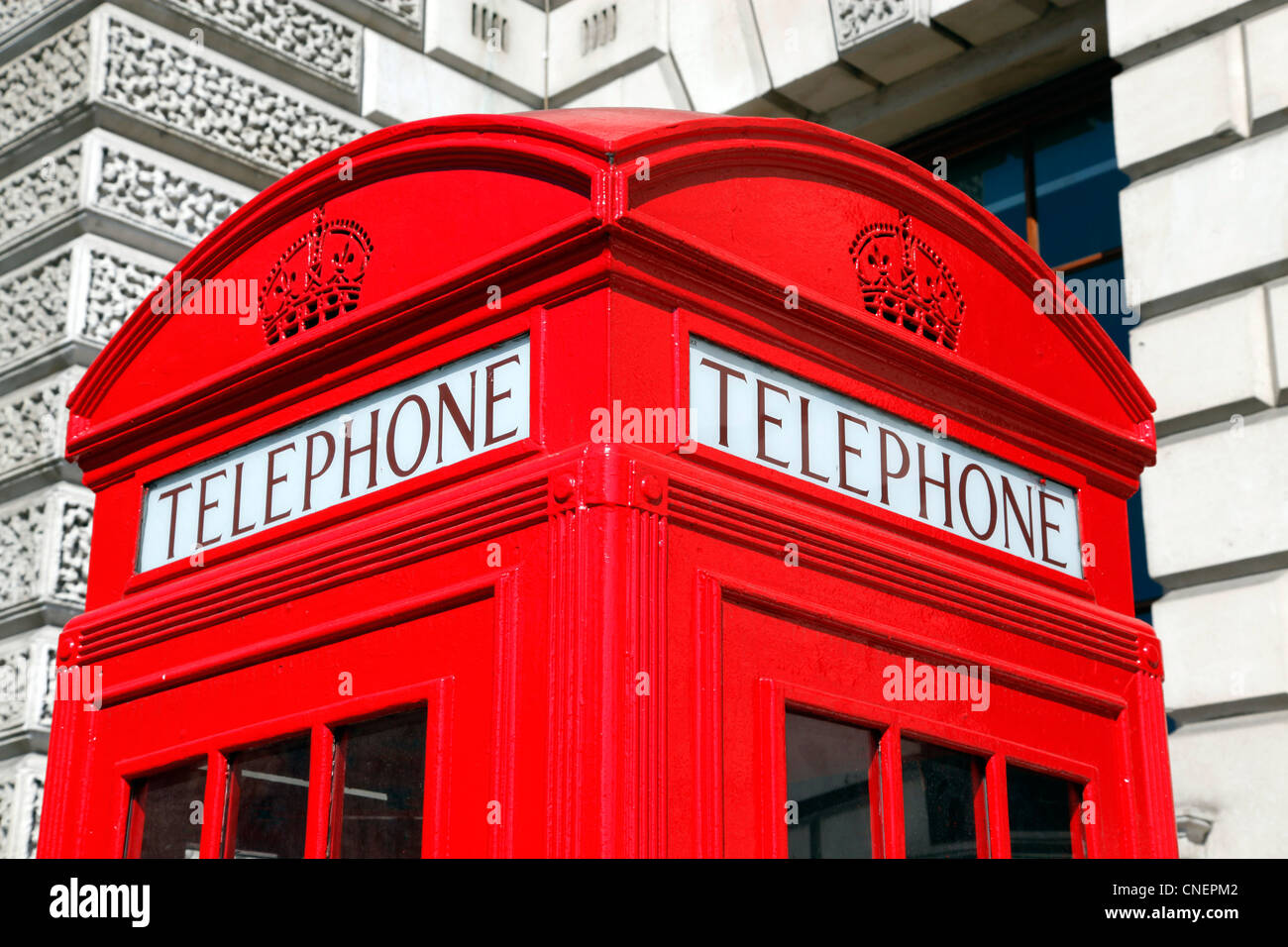 Red telephone boxes england hi-res stock photography and images - Alamy