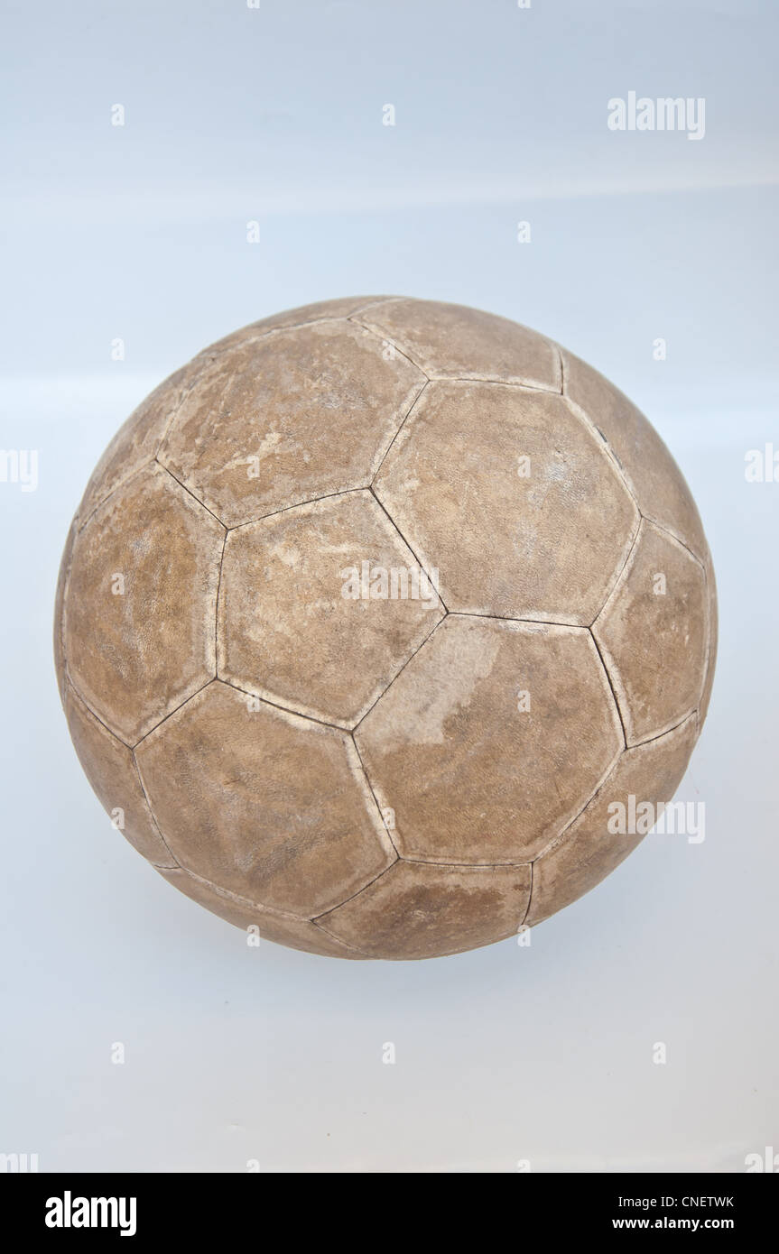 old football on white background Stock Photo - Alamy
