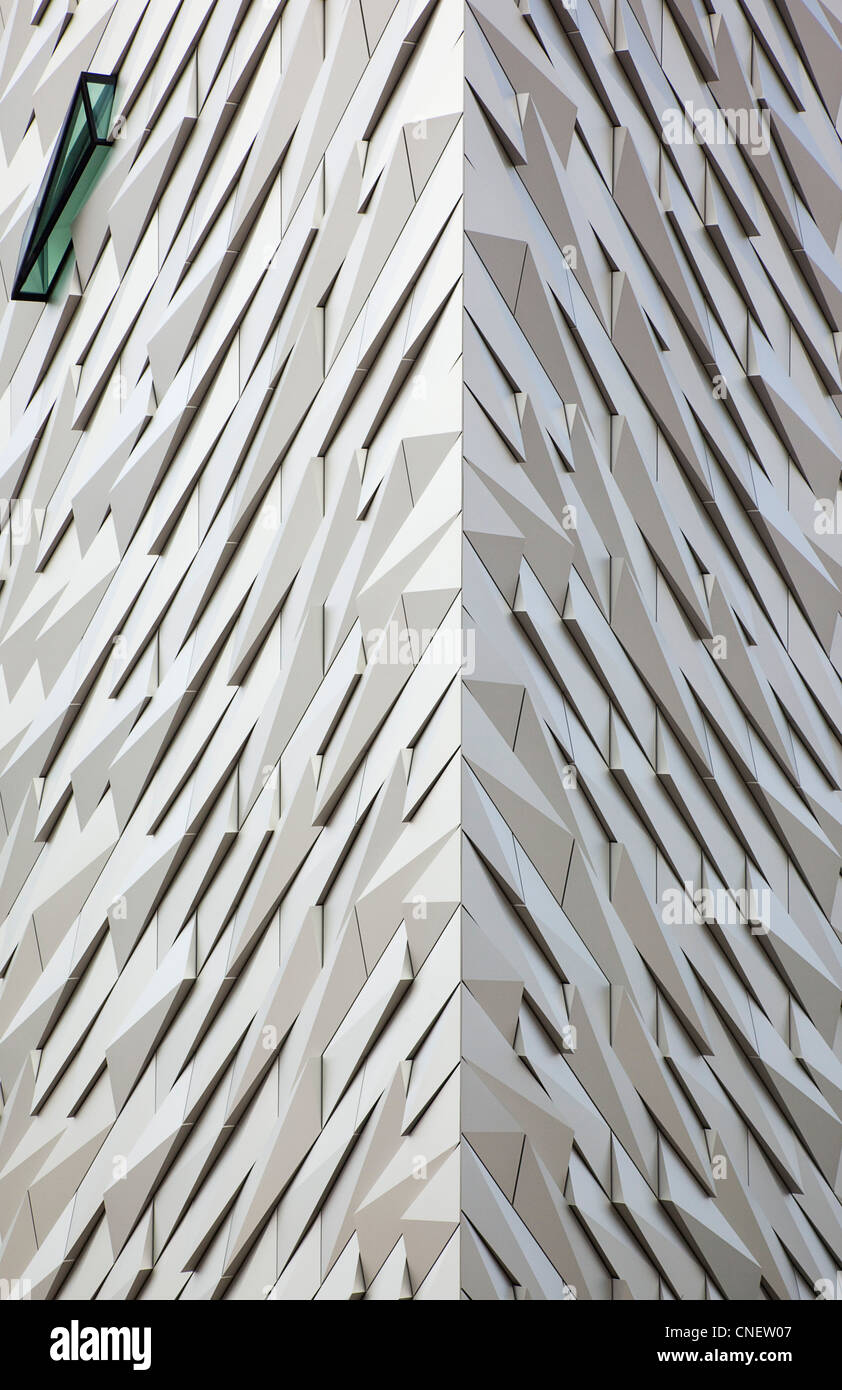 Ireland, North, Belfast, Titanic Quarter, Visitor centre designed by ...