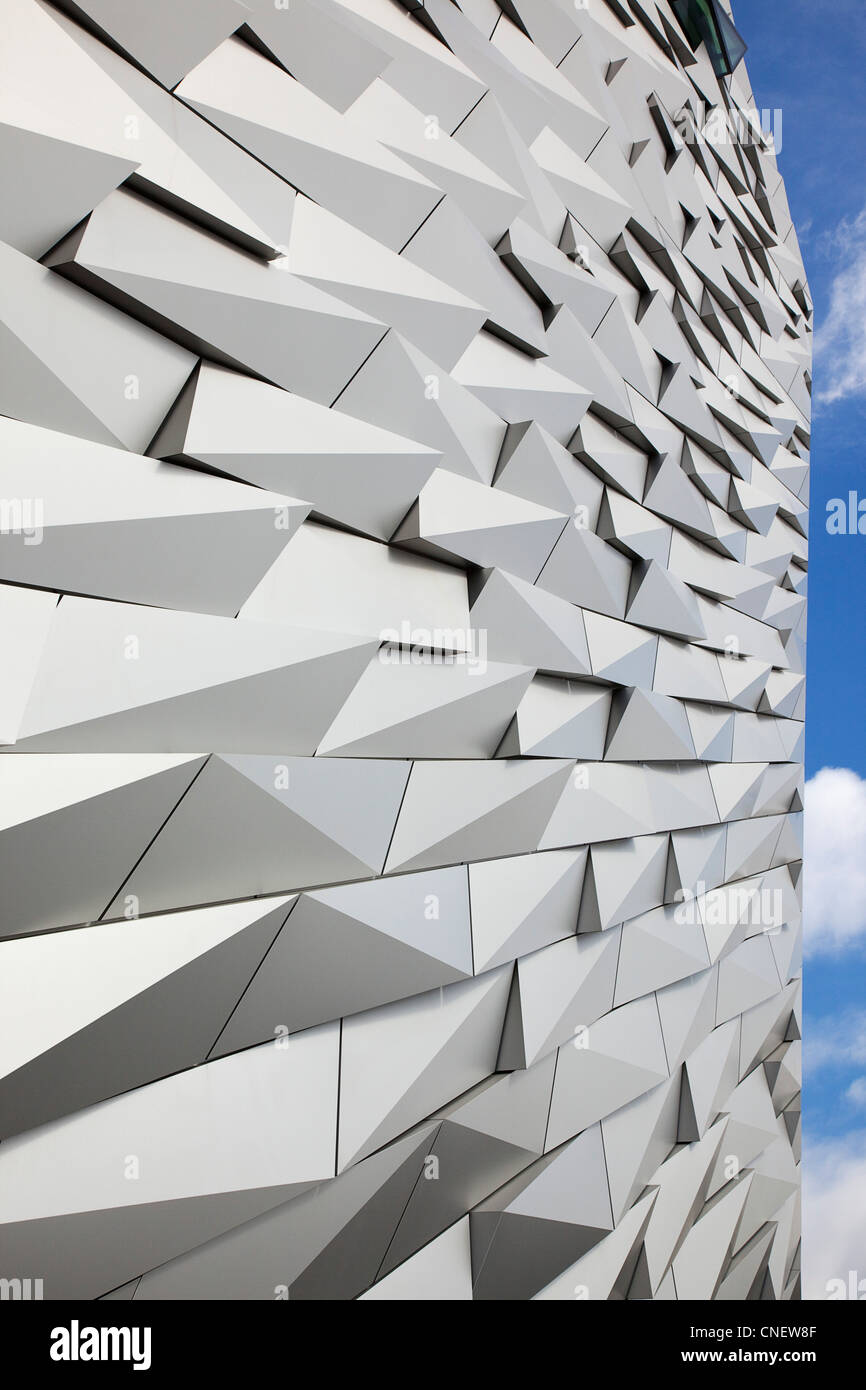 Ireland, North, Belfast, Titanic Quarter, Visitor centre designed by ...