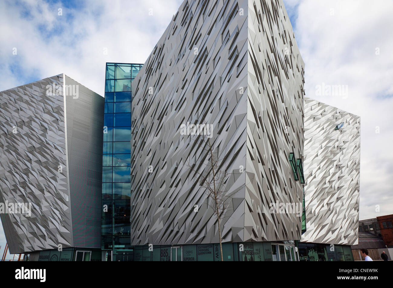 Ireland, North, Belfast, Titanic Quarter, Visitor centre designed by ...