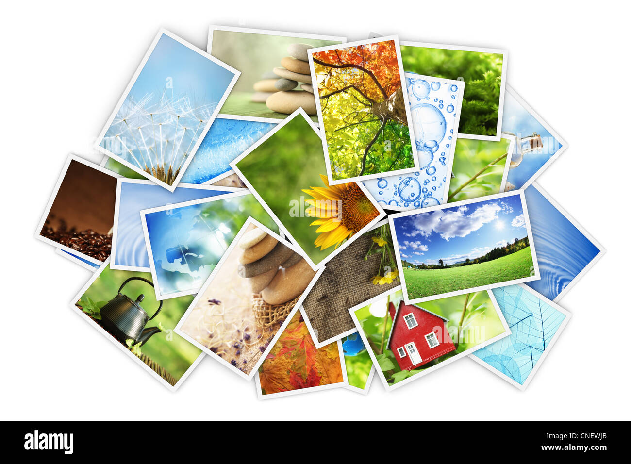 Stack of photos Stock Photo - Alamy