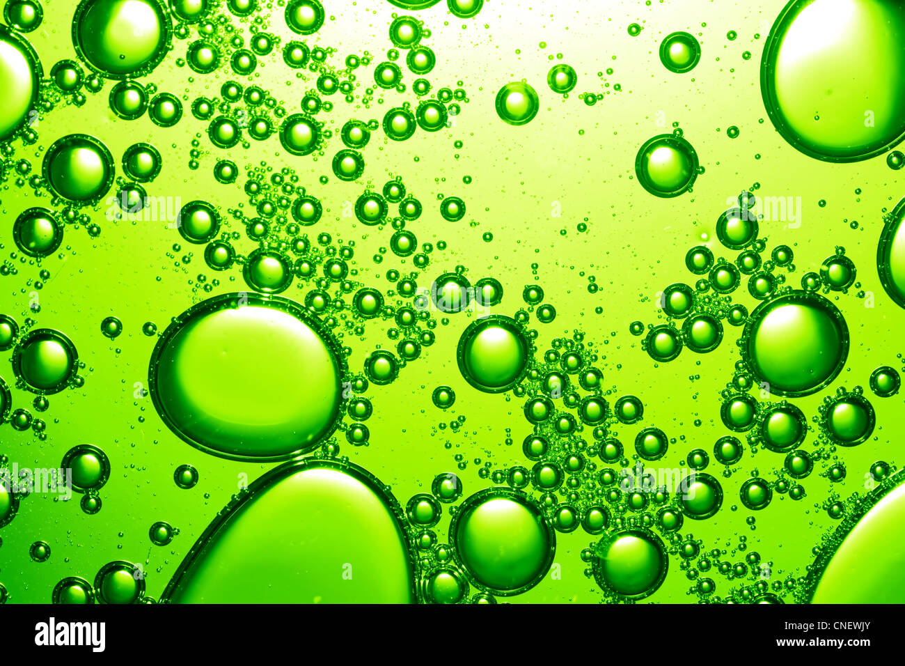 Backdrop of green bubbles hi-res stock photography and images - Alamy