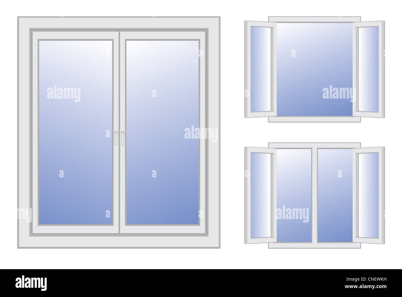 Closed windows building architecture Cut Out Stock Images & Pictures ...