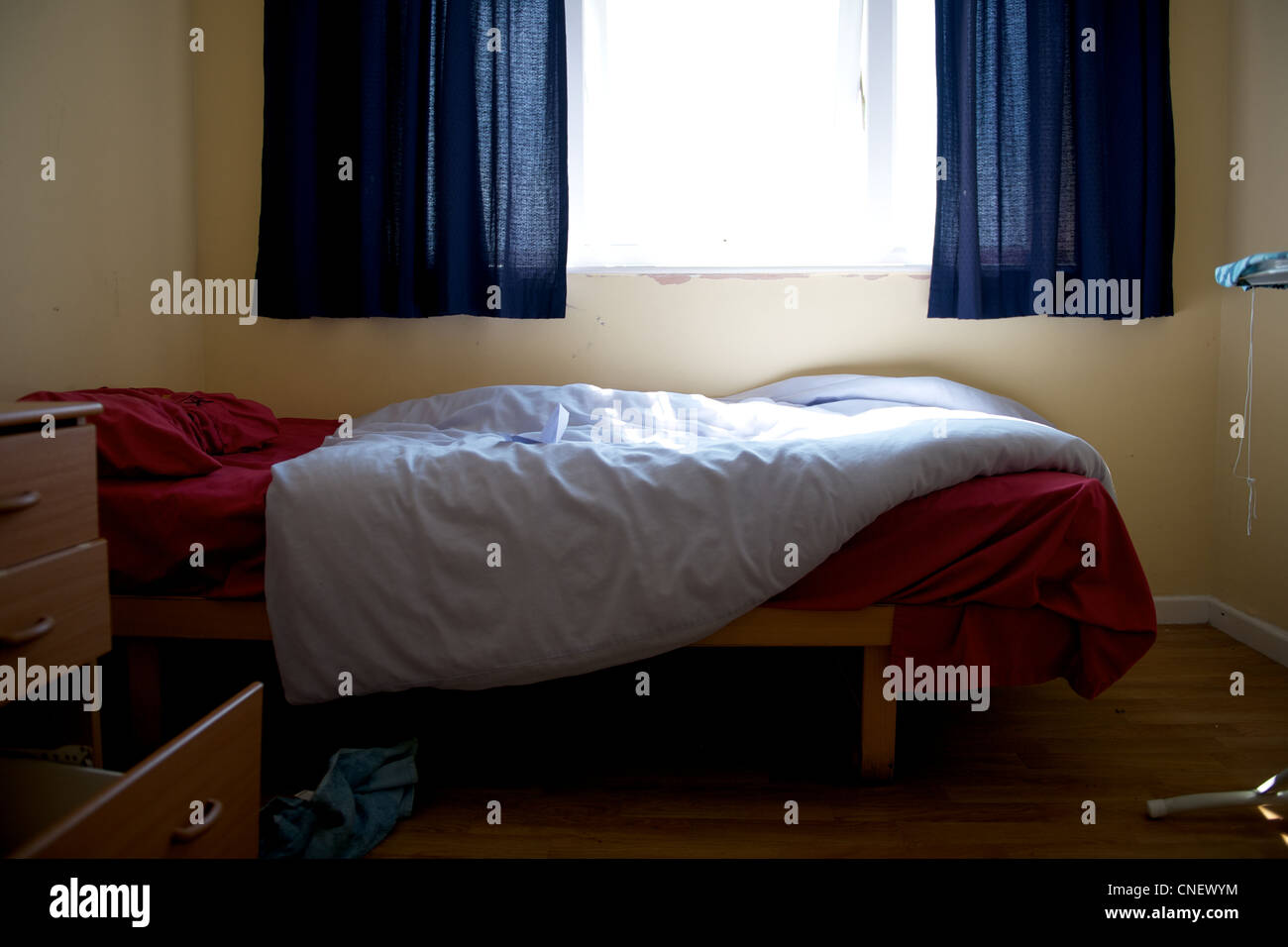 Views from within Swiftcourt Homeless shelter Stock Photo - Alamy