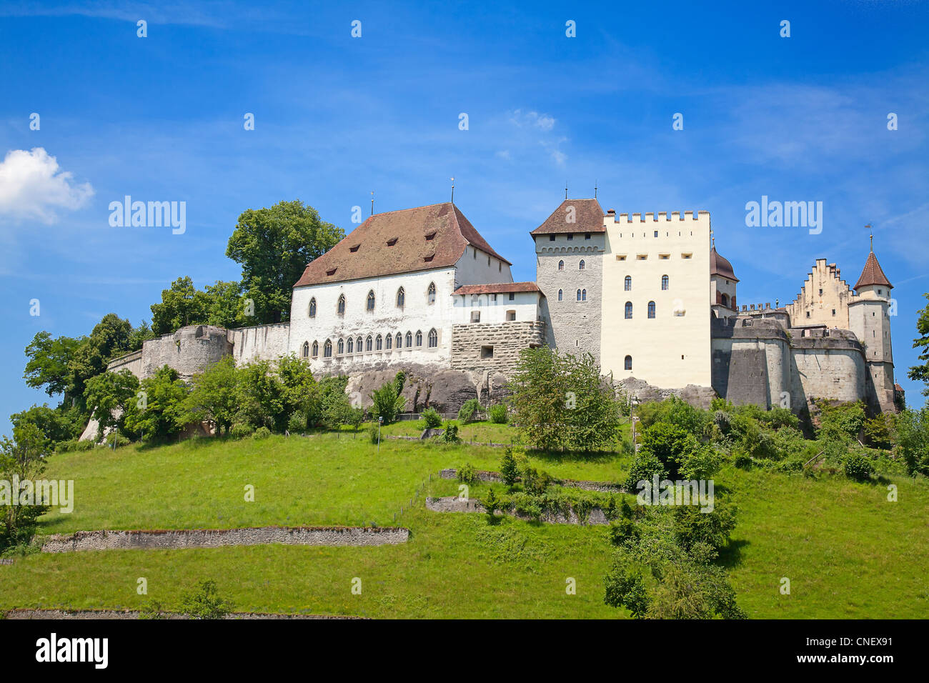 Lenzburg castle near Zurich, Switzerland Stock Photo - Alamy