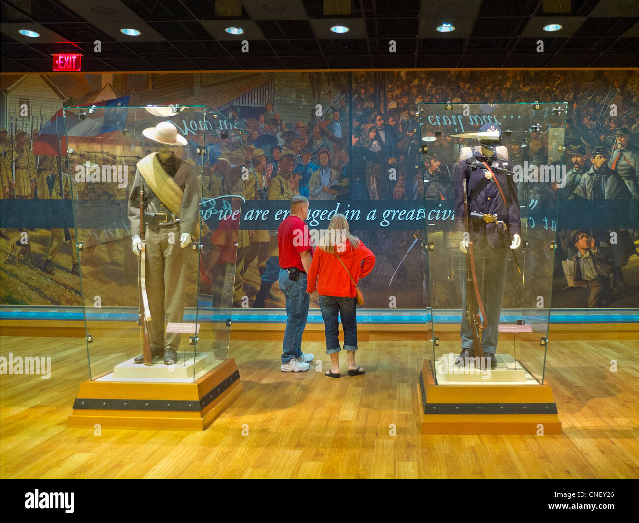 Gettysburg National Military Park Visitor Center Stock Photo - Alamy