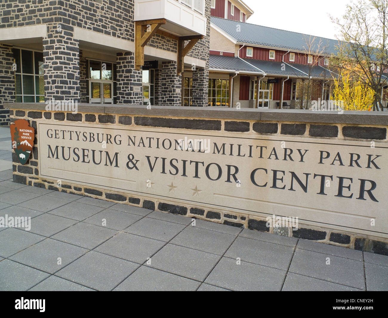 Gettysburg National Military Park Visitor Center Stock Photo - Alamy