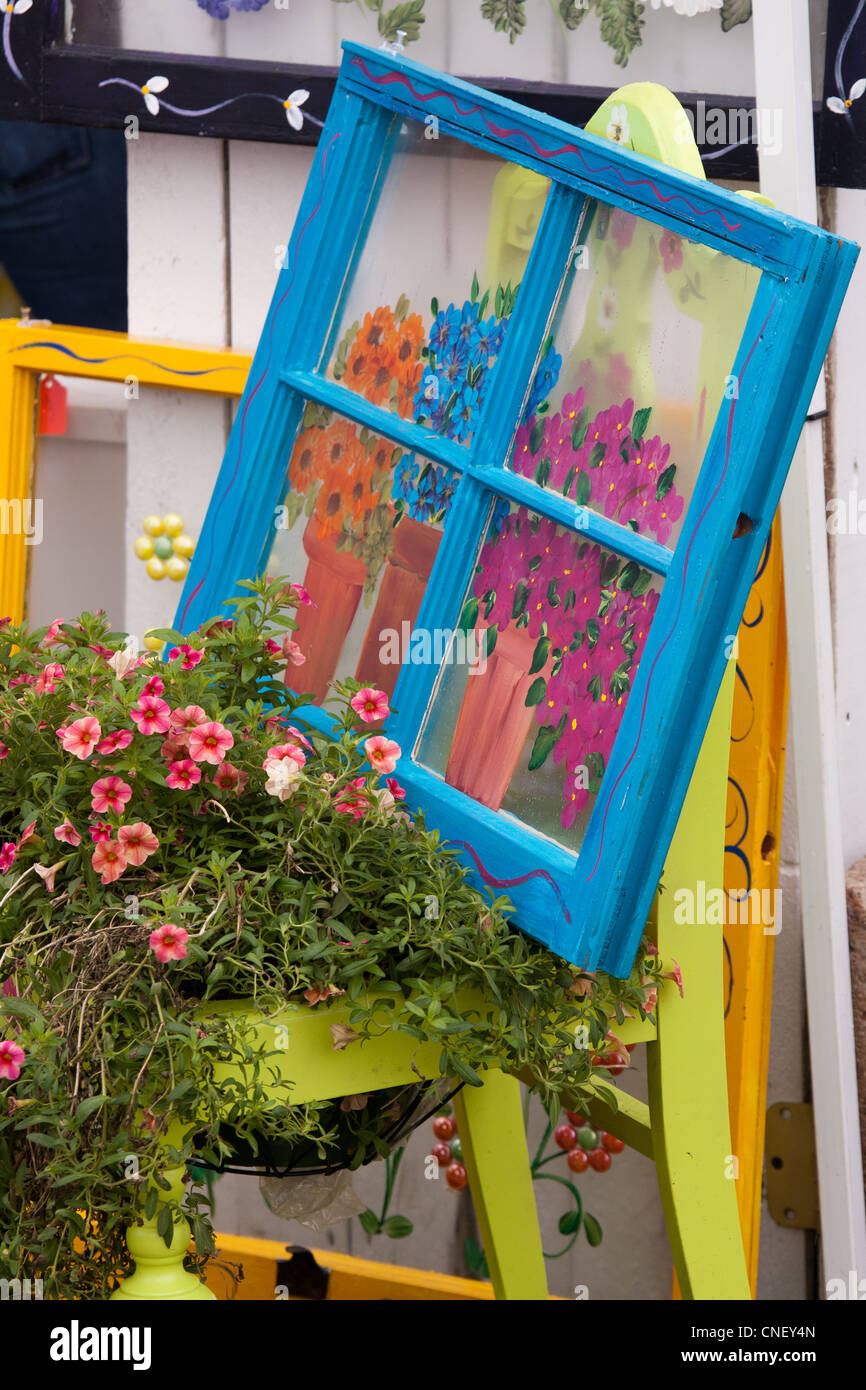 Colors Frames Window Art. Window Frames Stock Photo - Alamy