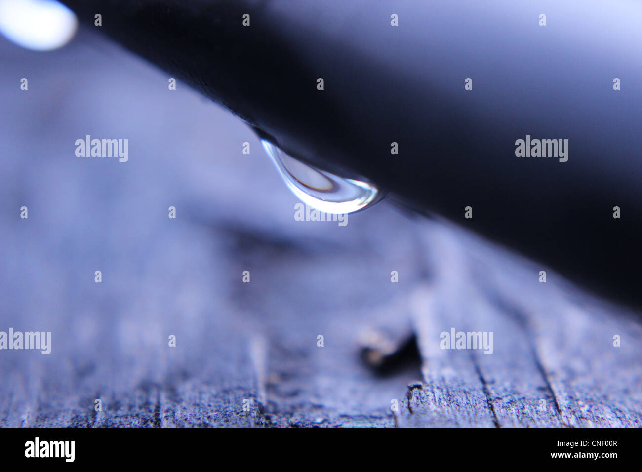 A water Droplet on a pipe Stock Photo - Alamy
