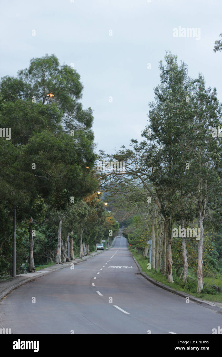 National road of New Territory Hong Kong Stock Photo - Alamy