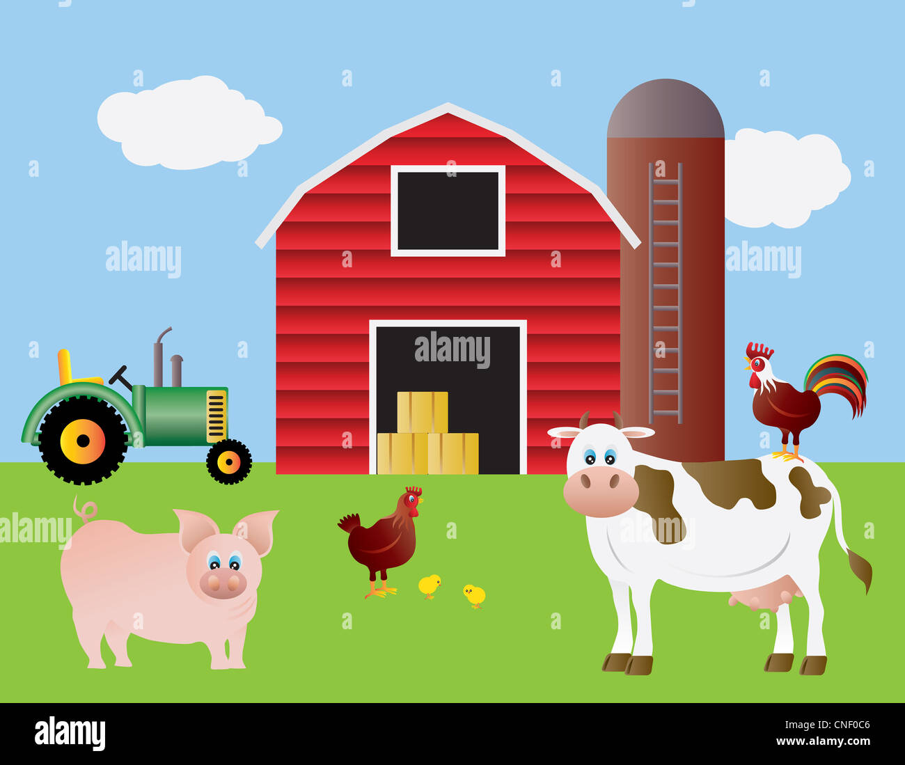 Red Barn With Farm Animals Farm Animals Toys For 1 2 3 Year Old