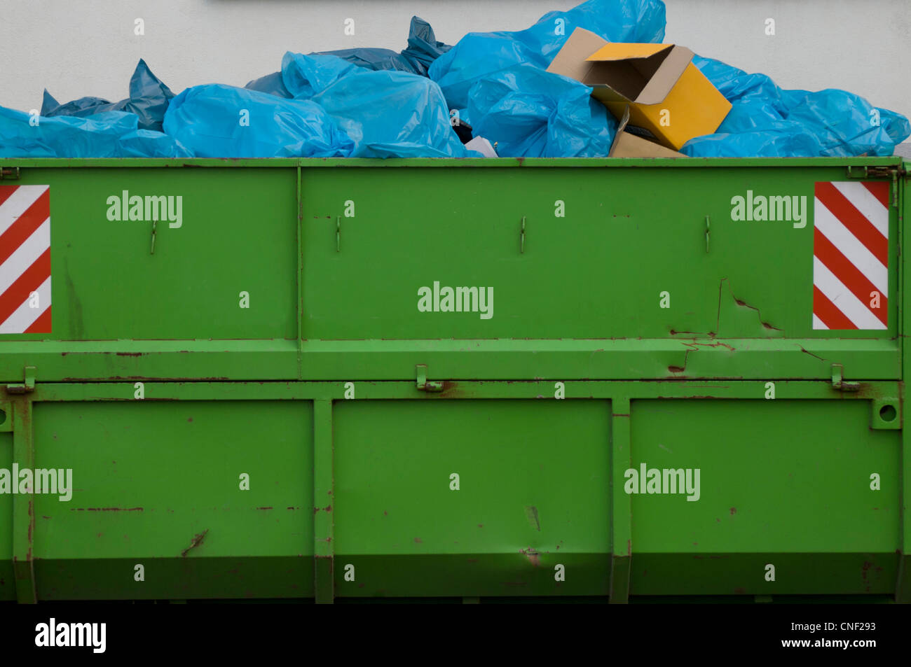 industrial waste container or dumpster Stock Photo - Alamy