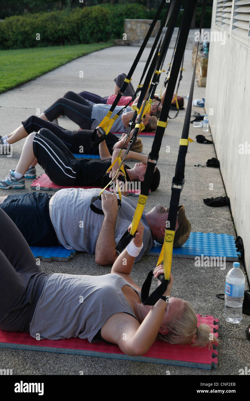 People exercise in a park in Canberra, Australia Stock Photo - Alamy