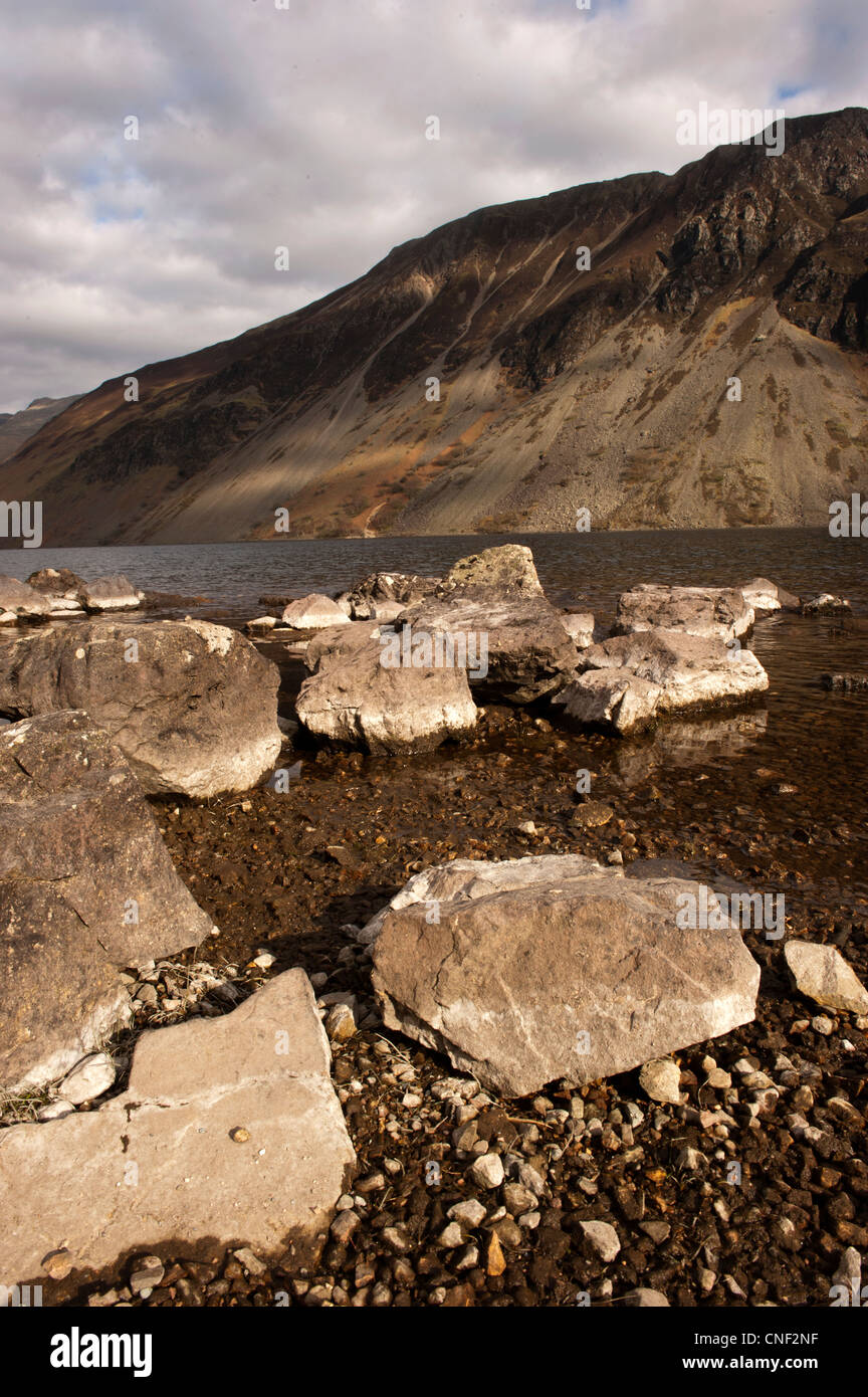 Scree slopes wastwater lake district hi-res stock photography and ...