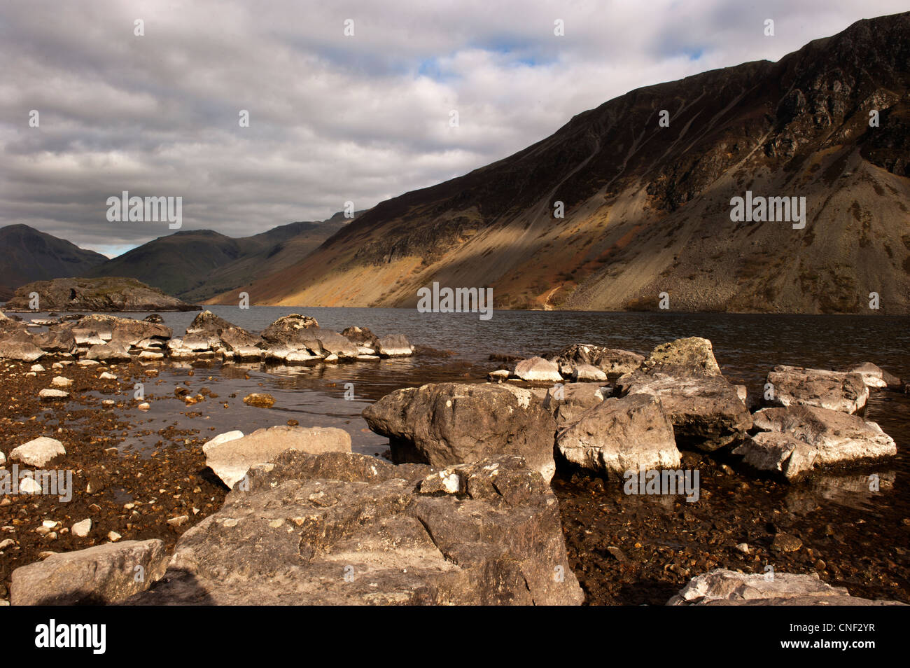 Scree slopes wastwater lake district hi-res stock photography and ...