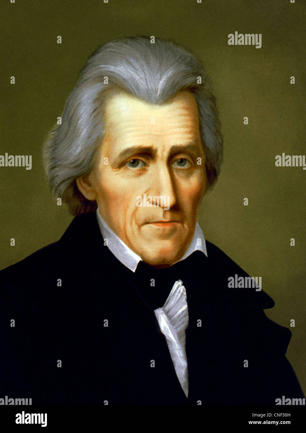 Vintage portrait of Andrew Jackson (1767 - 1845) - the seventh US ...