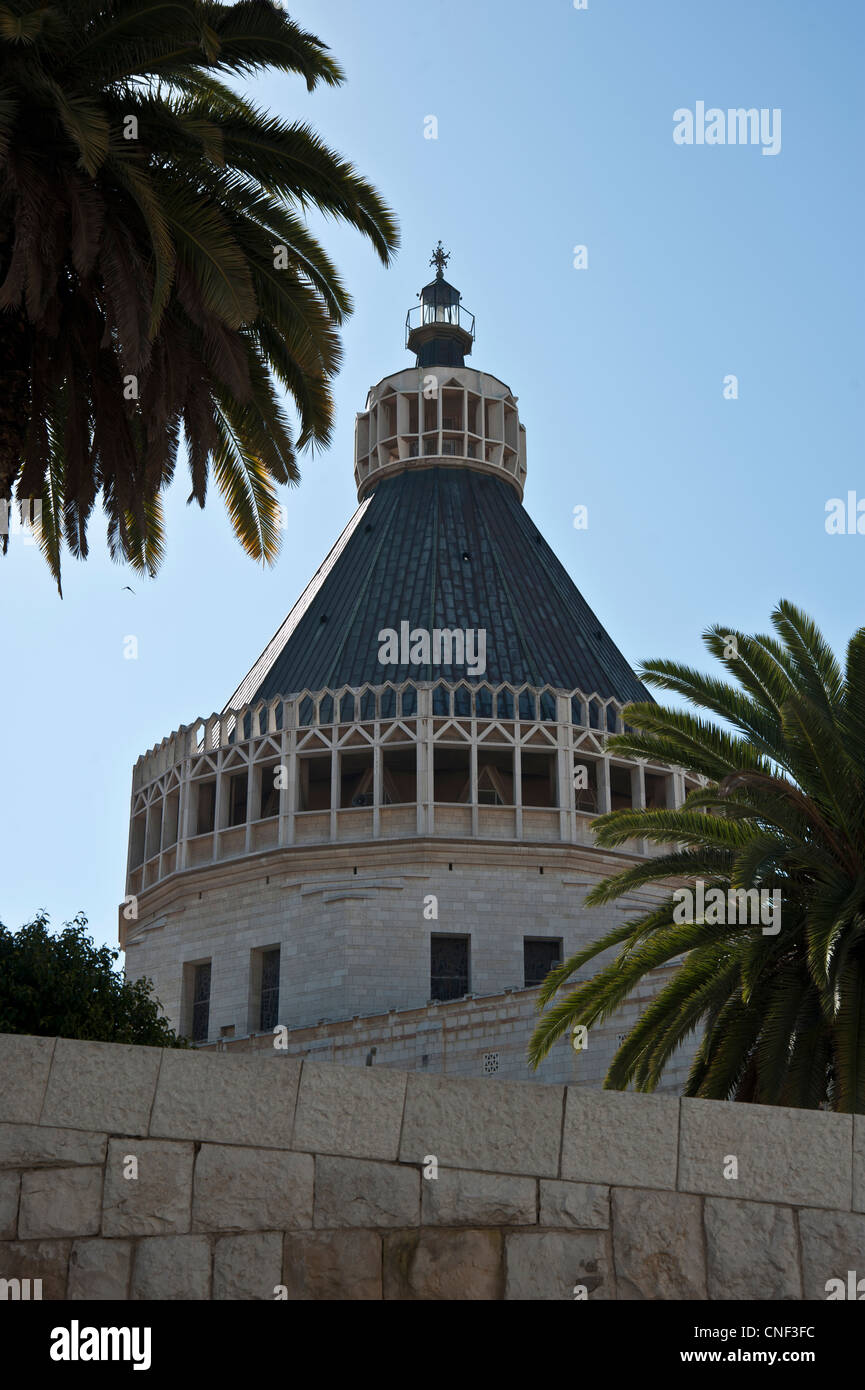 Basilica of the Annunciation Nazareth Stock Photo - Alamy