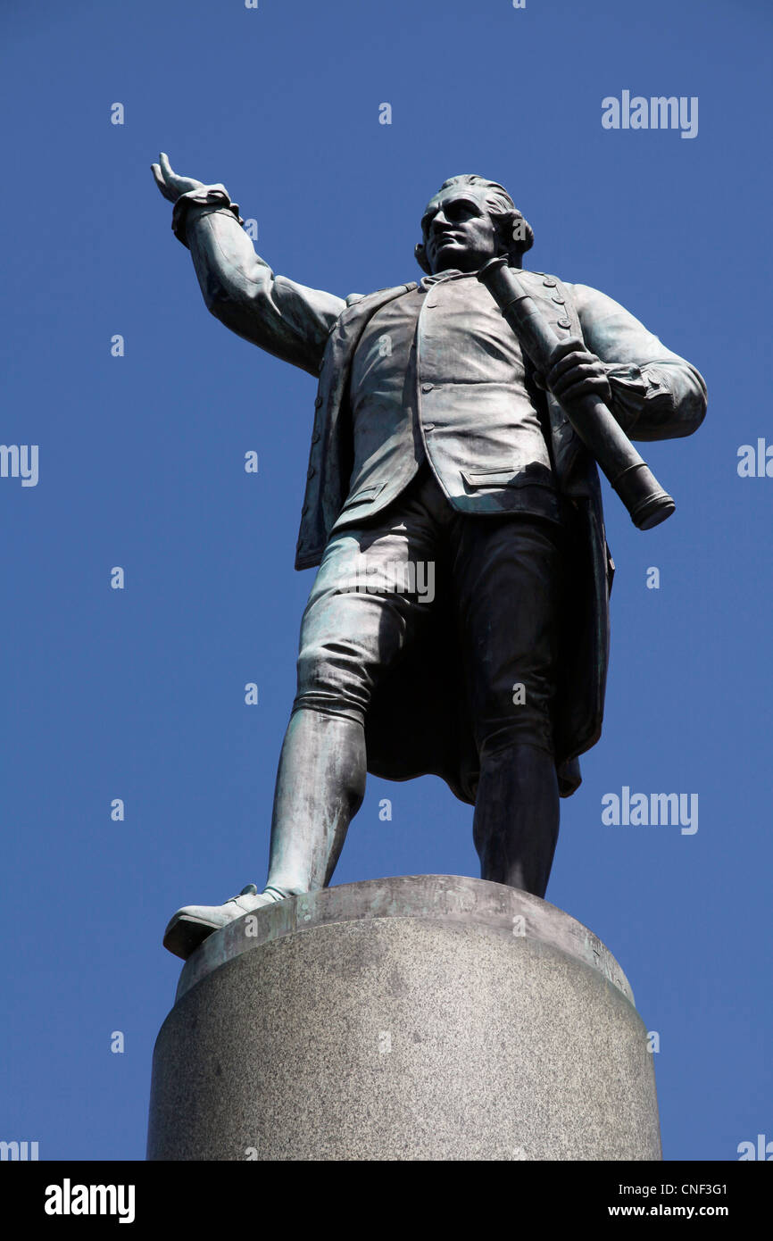 Sydney captain cook statue hi-res stock photography and images - Alamy
