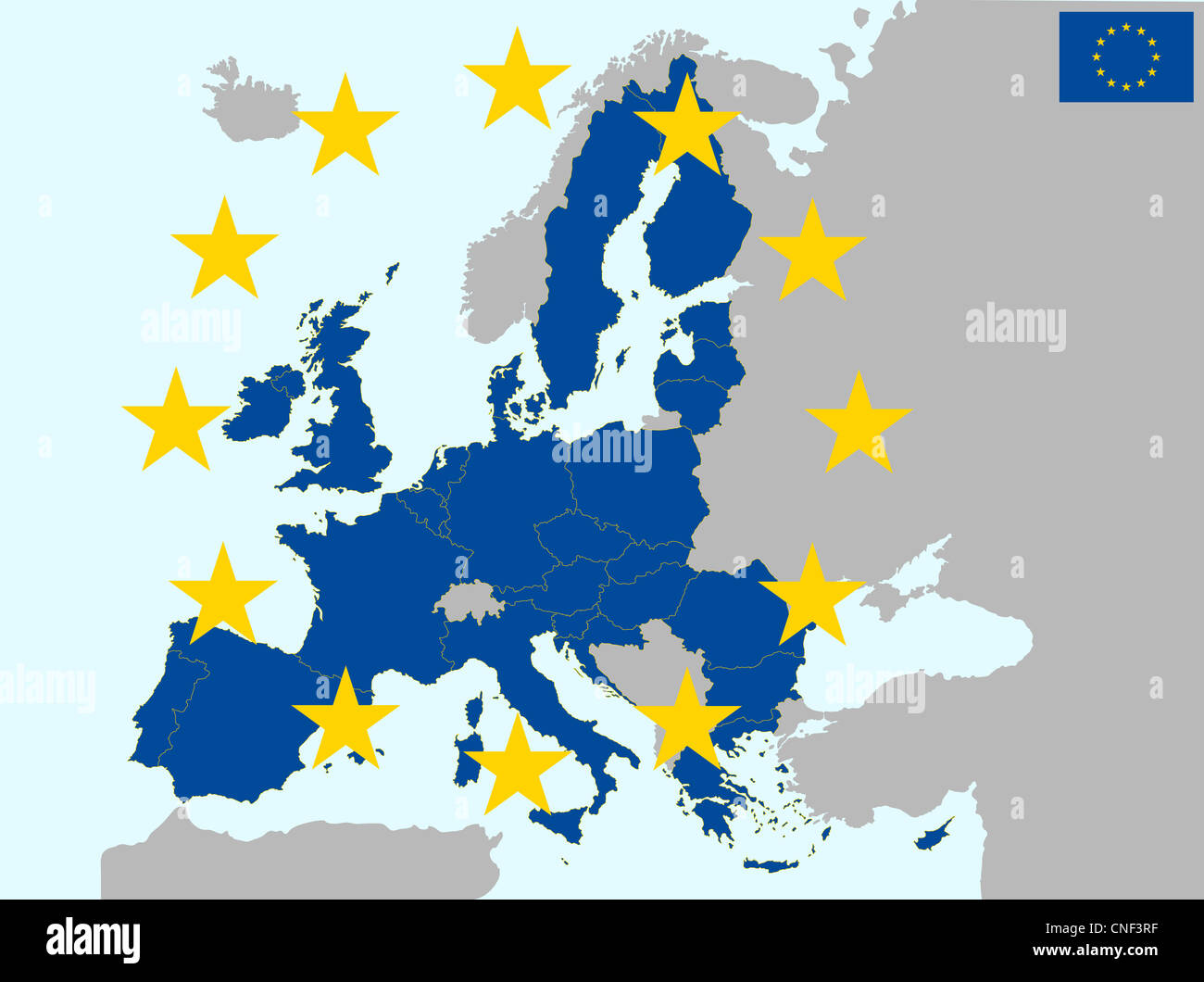 Cee Europe Map High Resolution Stock Photography and Images - Alamy