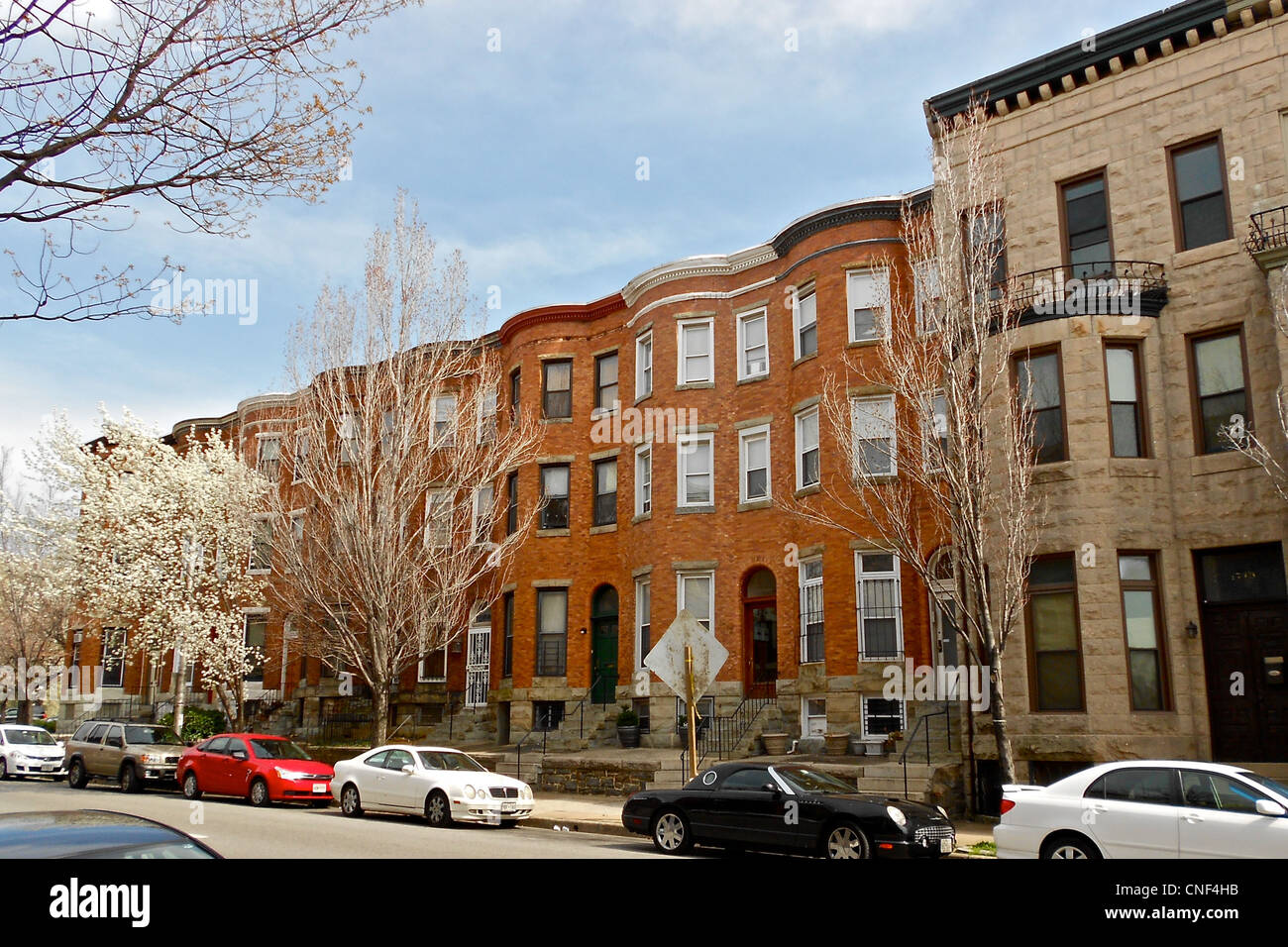 Buildings on St. Paul Street part of the NRHP Historic District ...