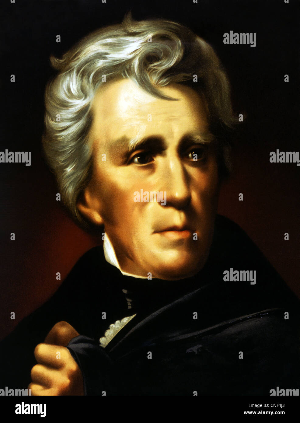 Vintage portrait of Andrew Jackson (1767 - 1845) - the seventh US ...