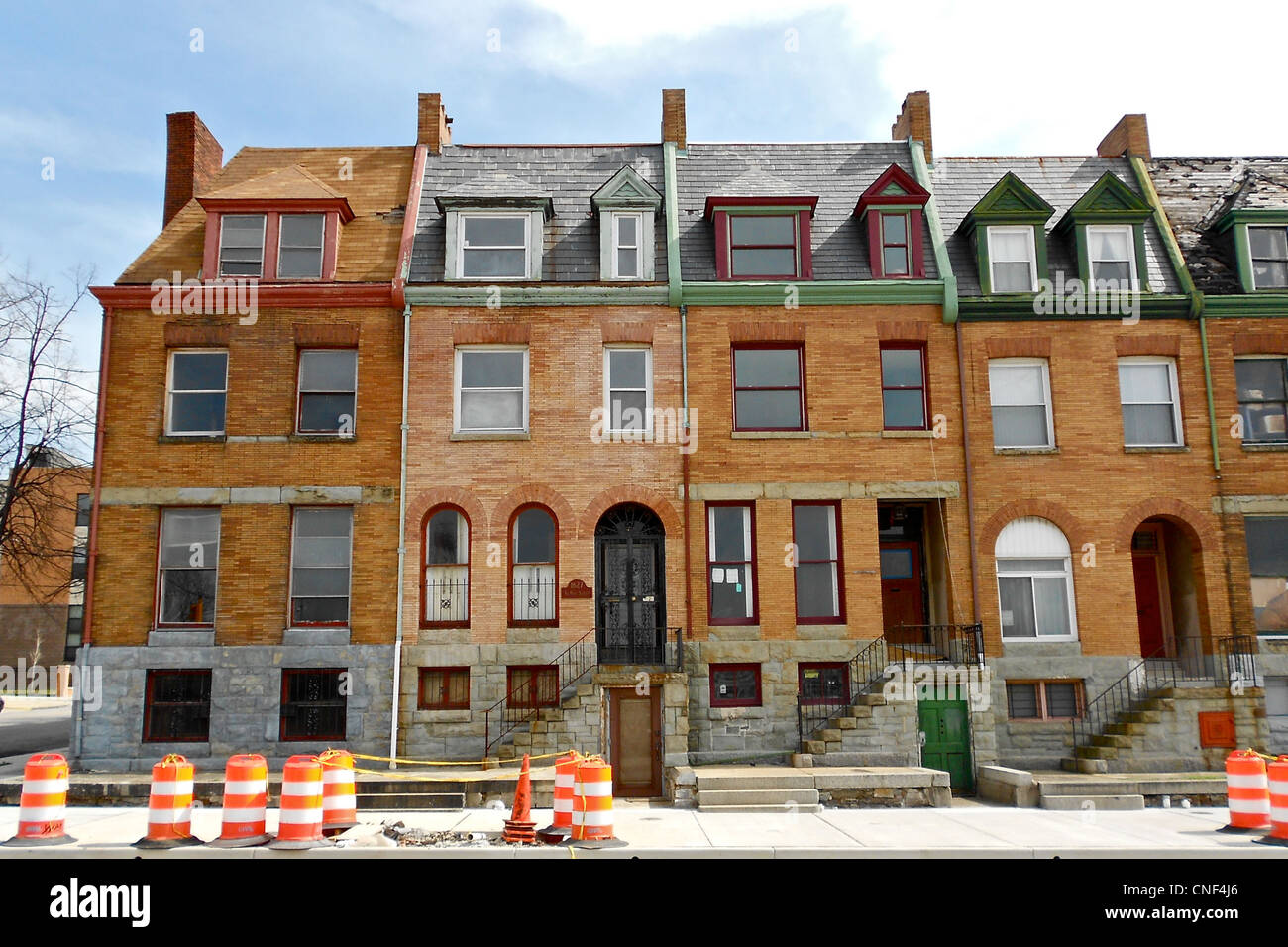 Buildings on St. Paul Street part of the NRHP Historic District ...