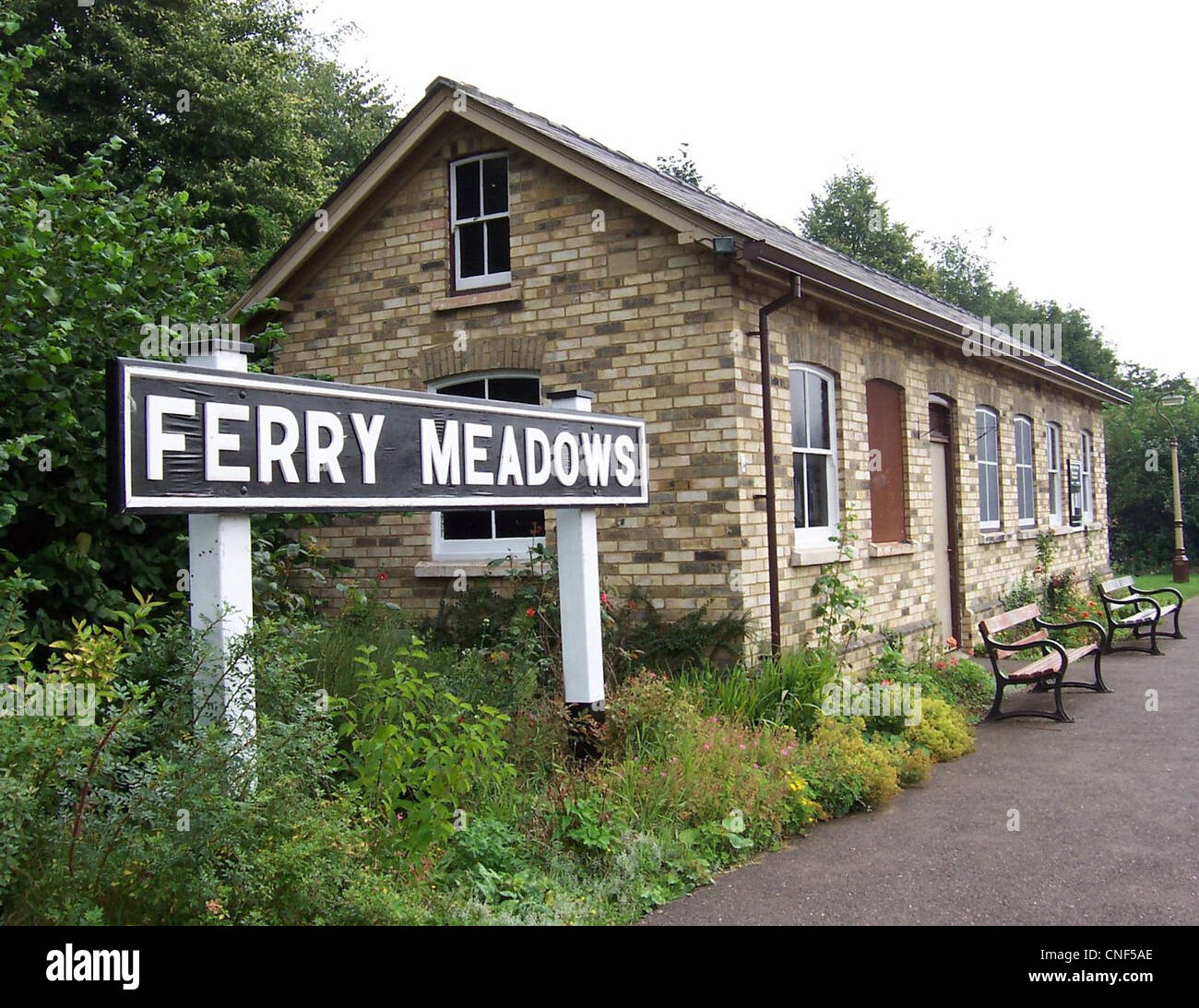 The new Ferry Meadows station building, which was originally Fletton ...