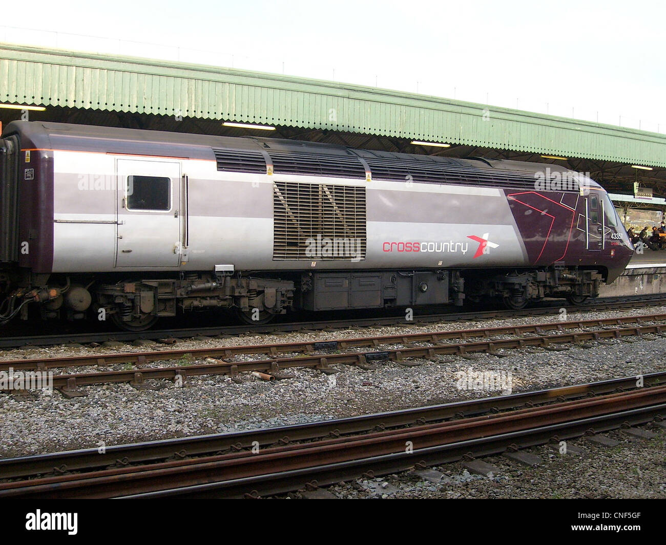 Cross Country Class 43 No. 43357 at Plymouth Stock Photo - Alamy