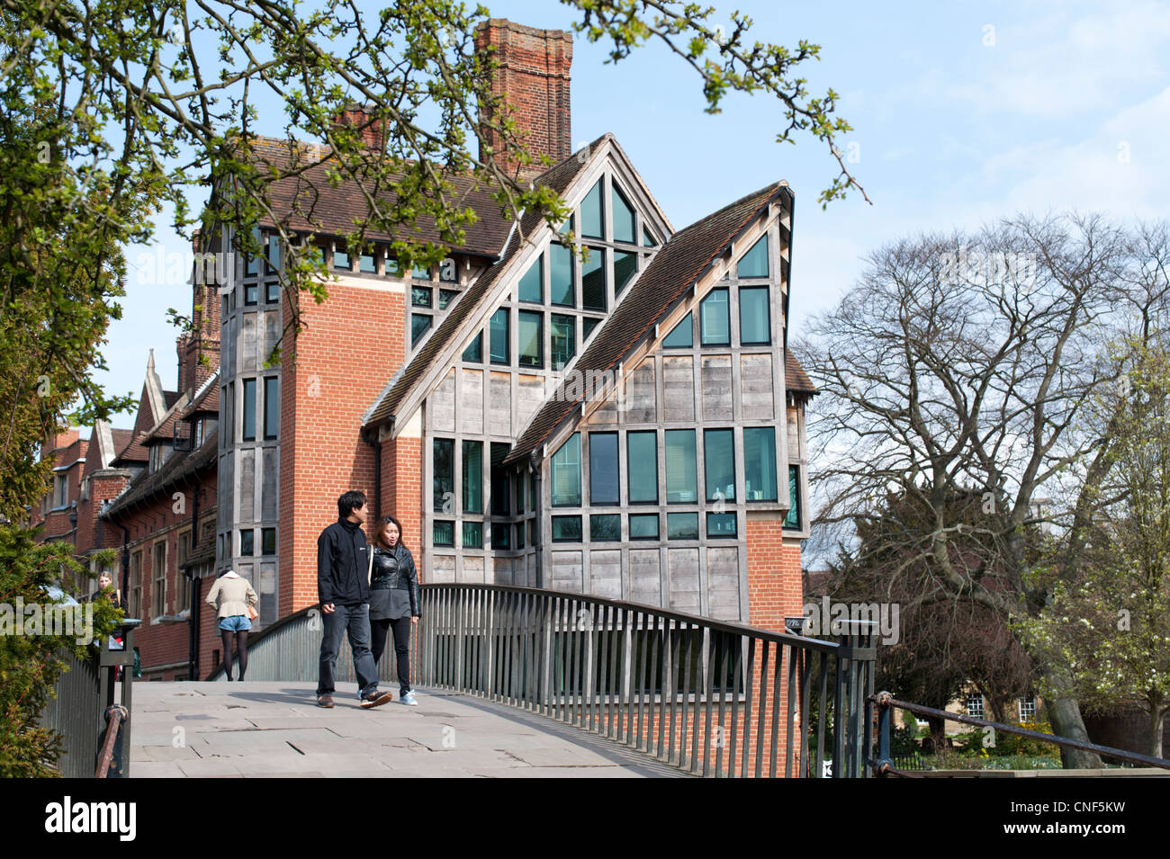 The Jerwood library Trinity Hall Cambridge University UK overlooking ...