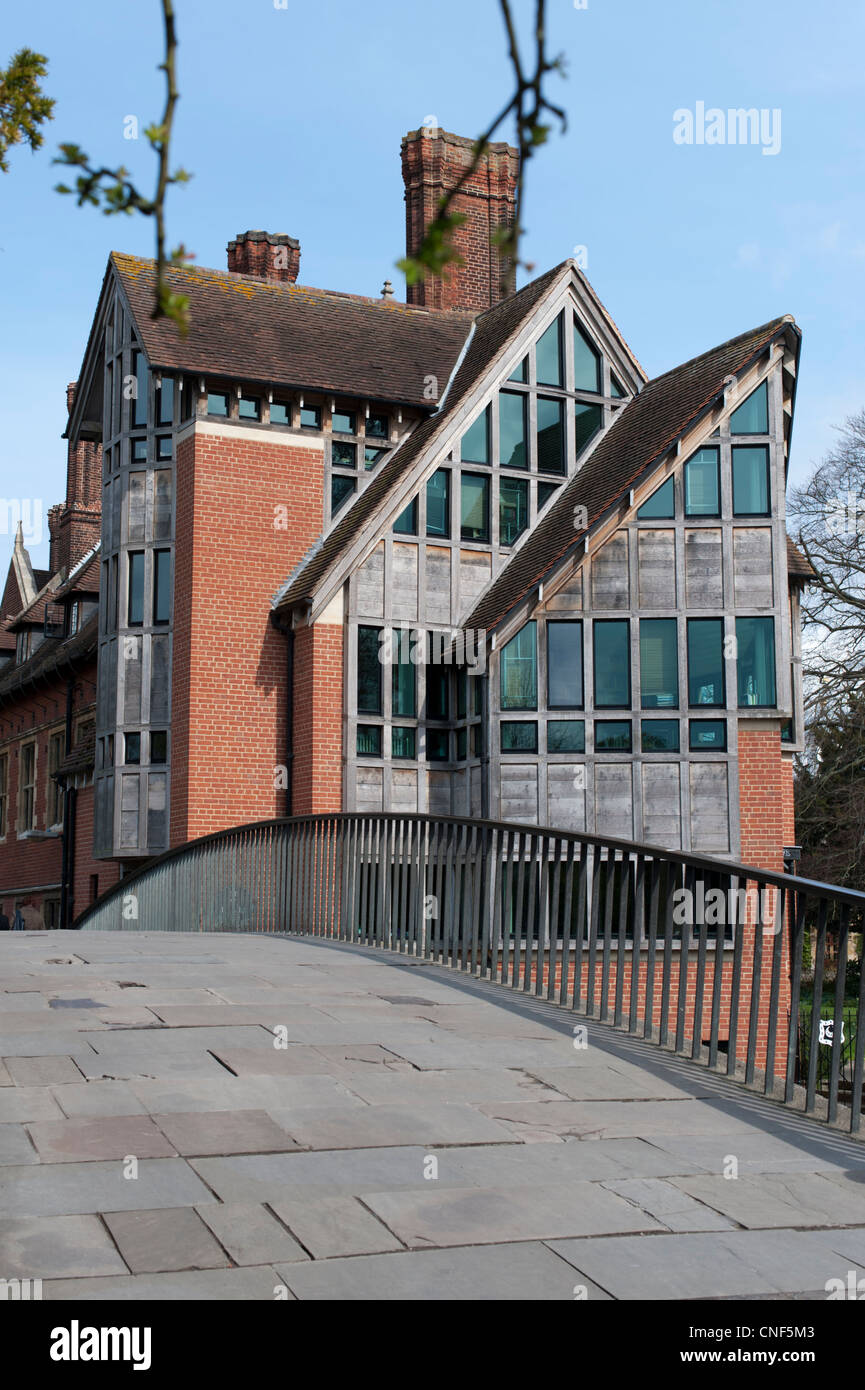 The Jerwood library Trinity Hall Cambridge University UK overlooking ...