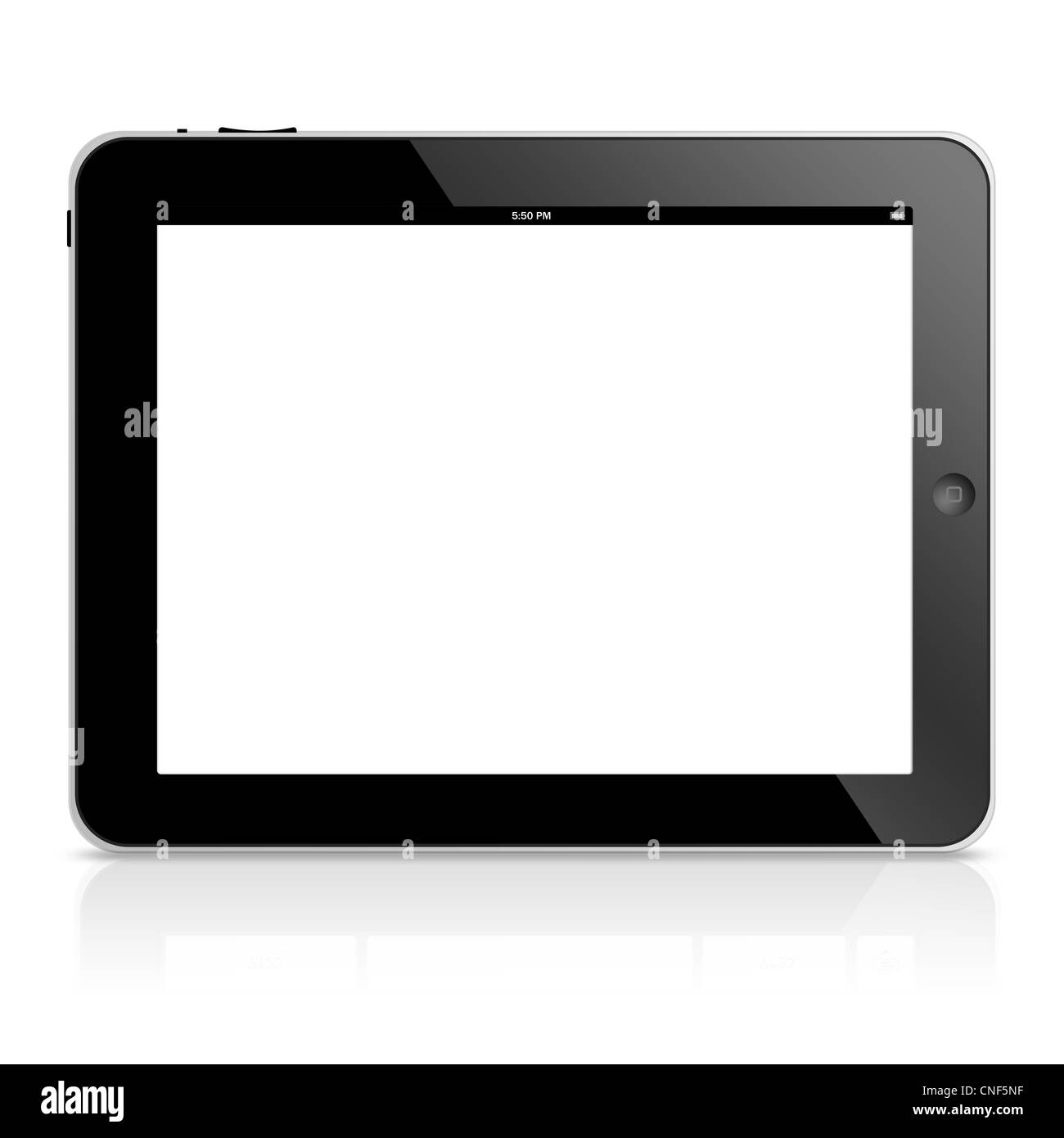 ipad tablet computer isolated on black background Stock Photo - Alamy